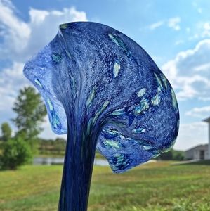 Vintage | Art | Vintage La Rochere French Blue And Green Art Glass Jack ...